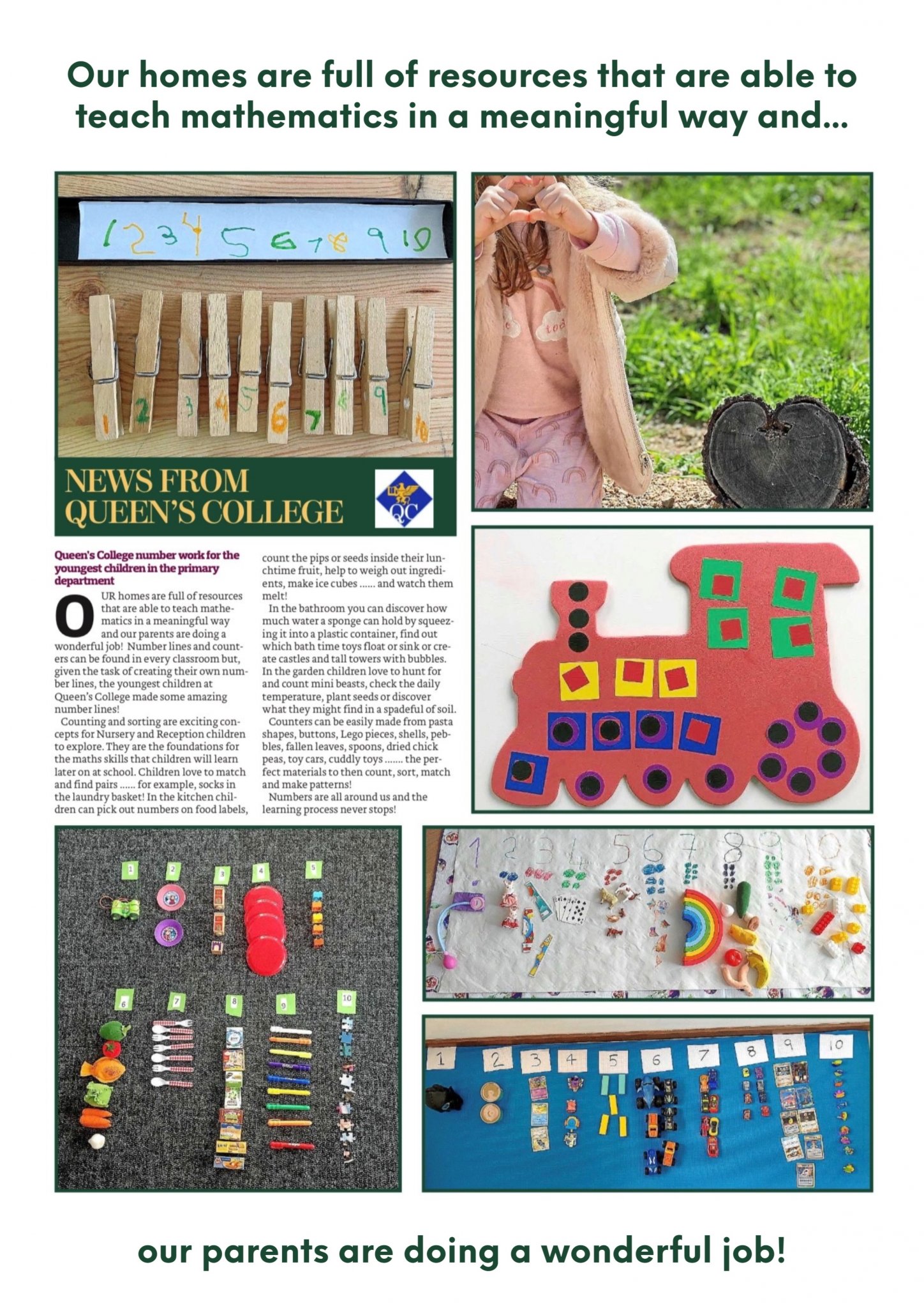 Numbers are all around us! - Queen’s College